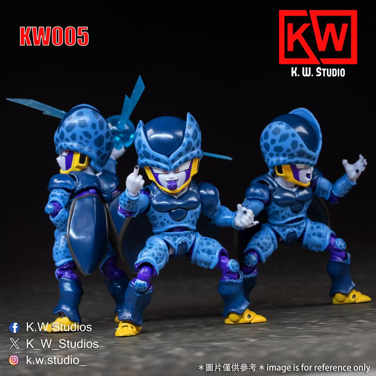 KW Studio KW005 & KW005P Tiny Monster Action Figure & Accessory Set