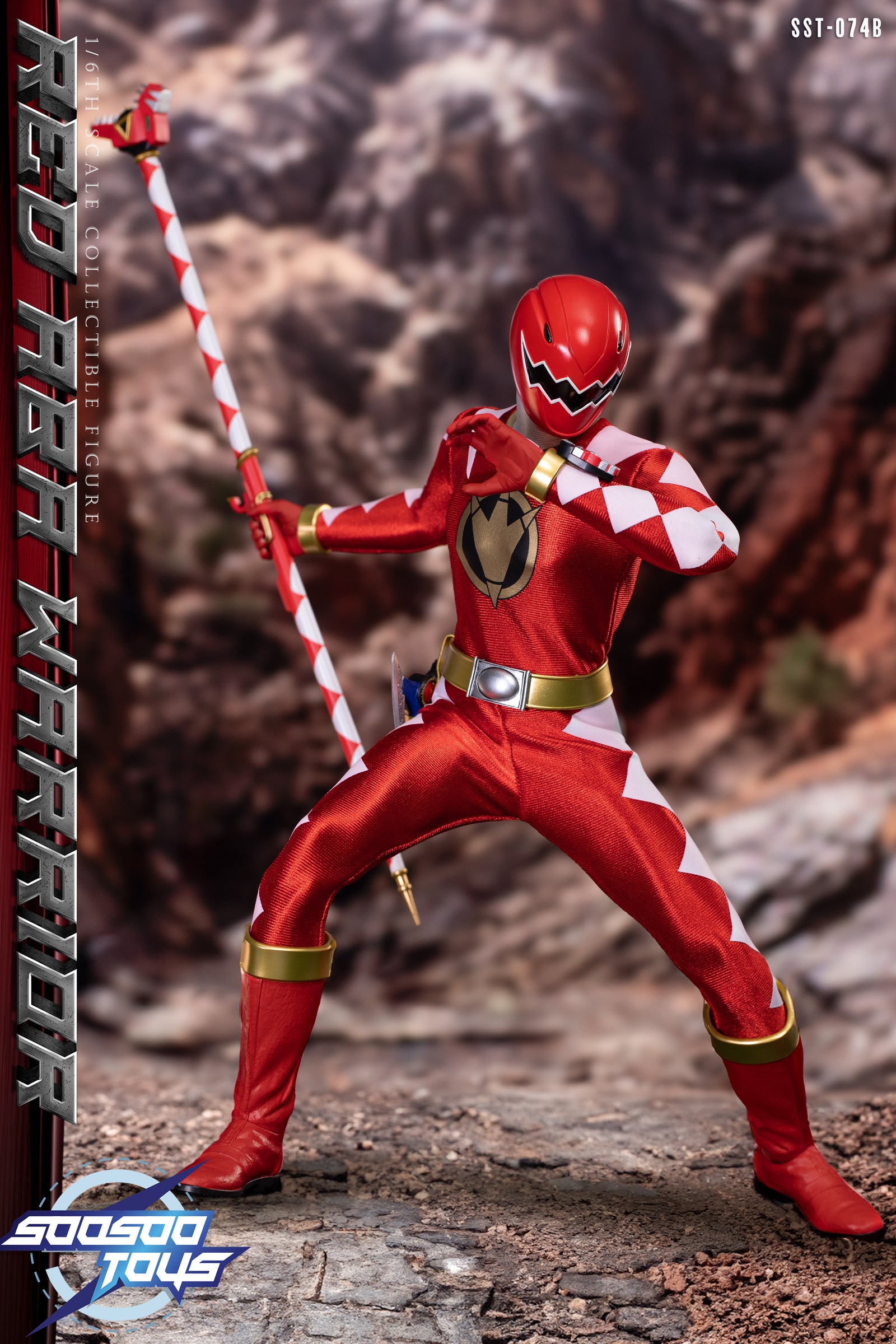 SST-075B Red Aba Warrior 1/6 Scale Action Figure
