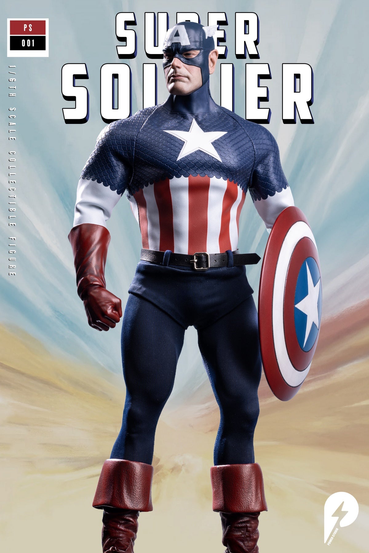 Power Studio PS-001 Super Soldier 1/6 Scale Action Figure