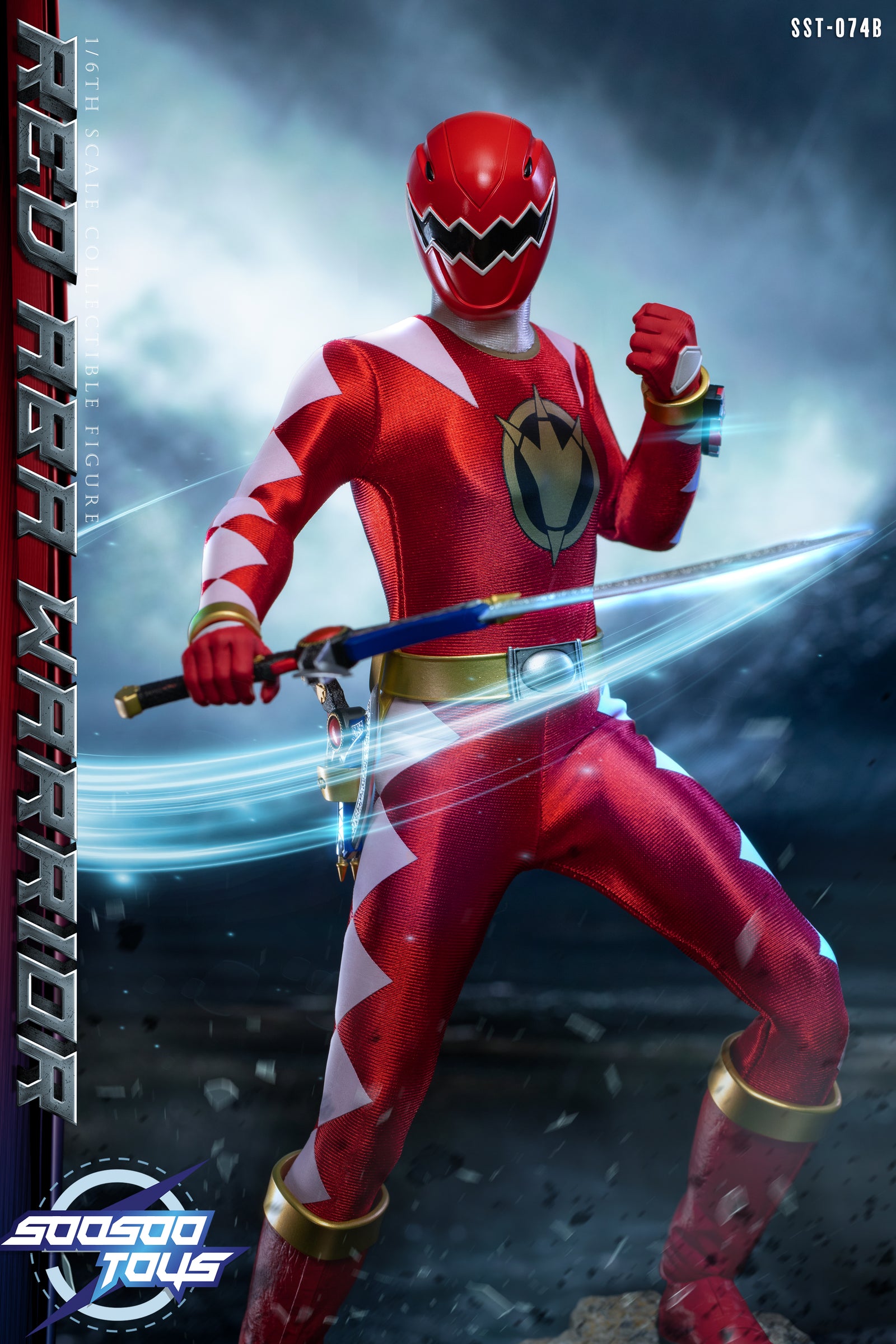 SST-075B Red Aba Warrior 1/6 Scale Action Figure