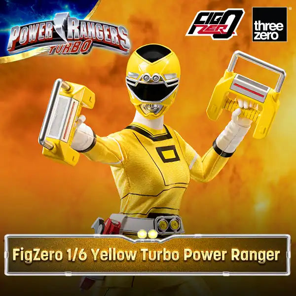 FigZero Yellow Turbo Ranger - Power Rangers Turbo 1/6 Scale Figure