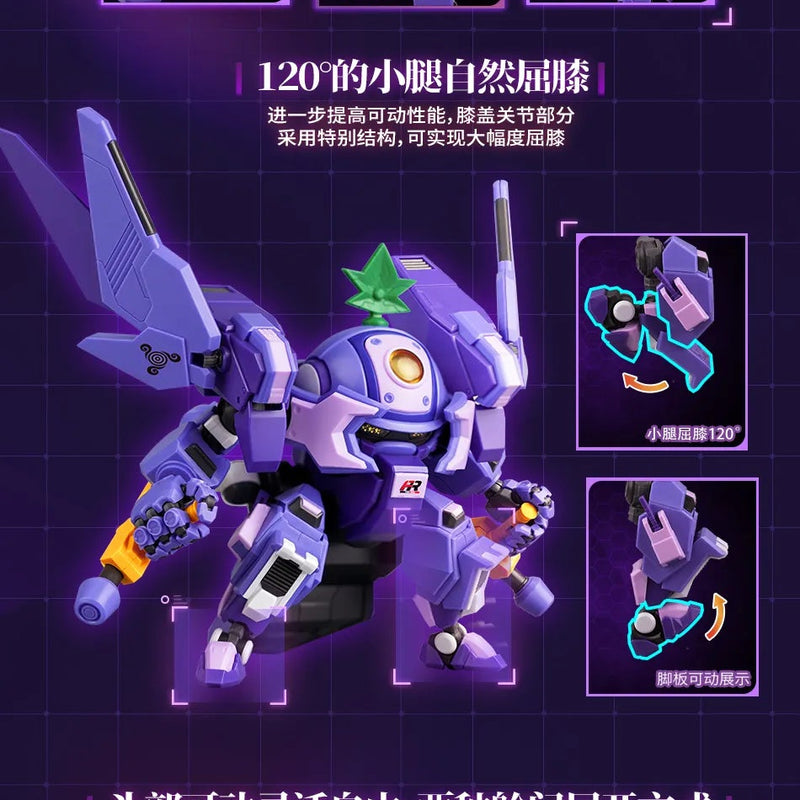 Fruity Robo FR-06 Grape Battle Robo Model Kit