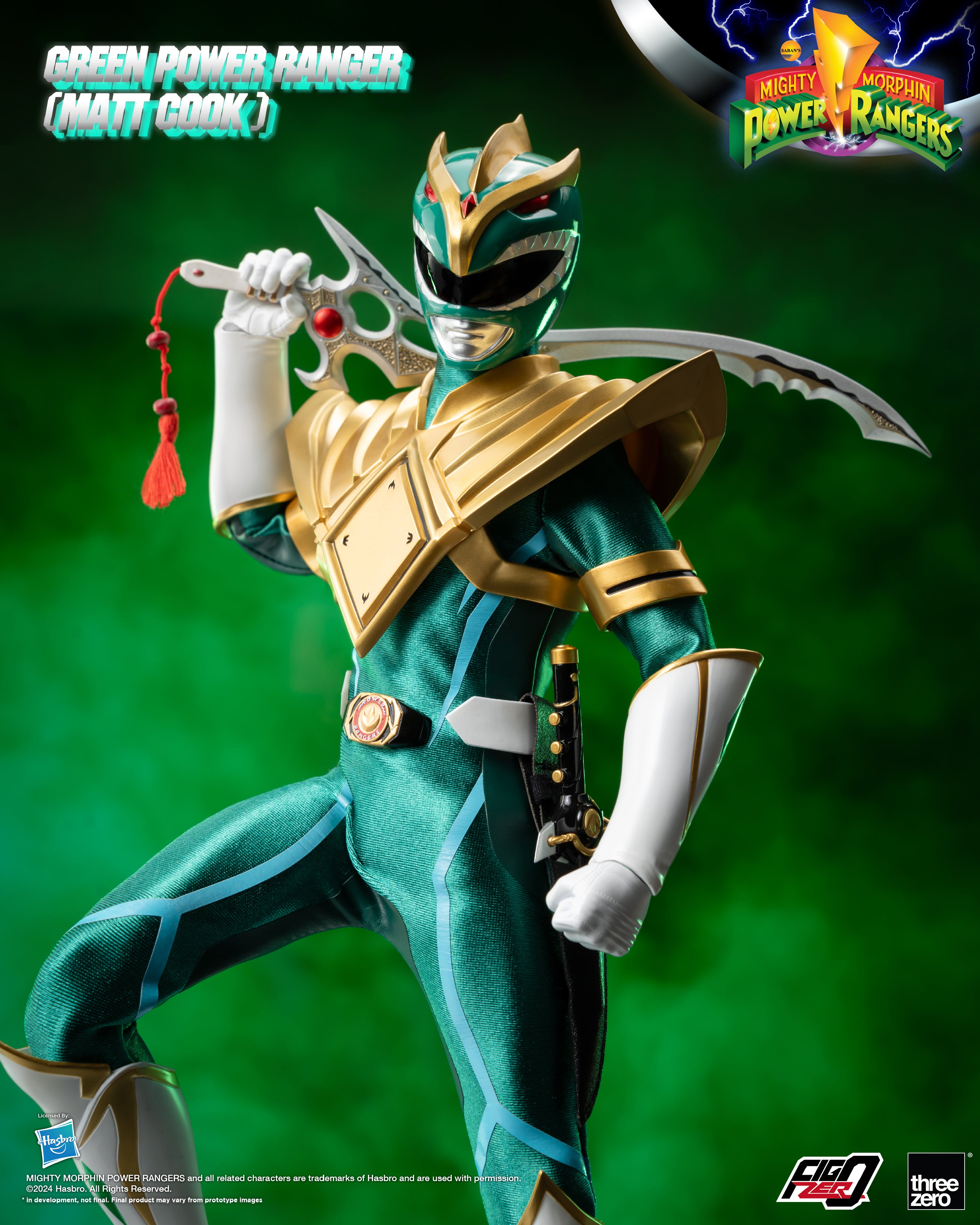 FigZero Power Rangers Green Ranger Matt Cook Version