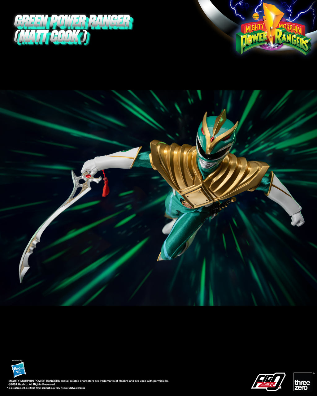 FigZero Power Rangers Green Ranger Matt Cook Version