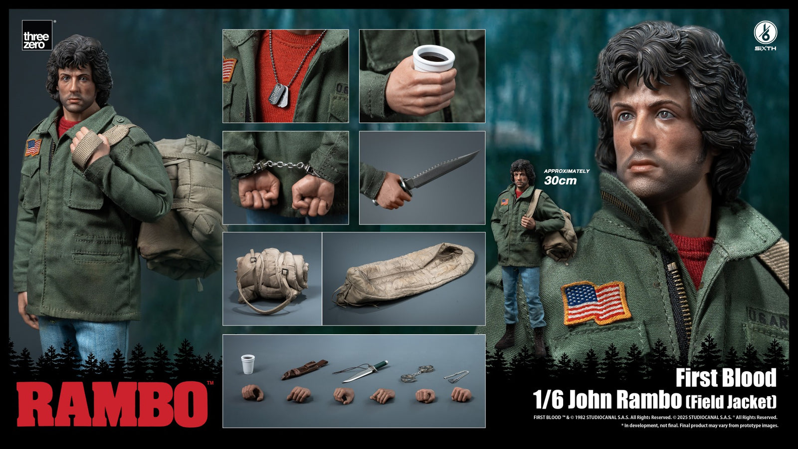 Rambo: First Blood - 1/6 John Rambo (Field Jacket)