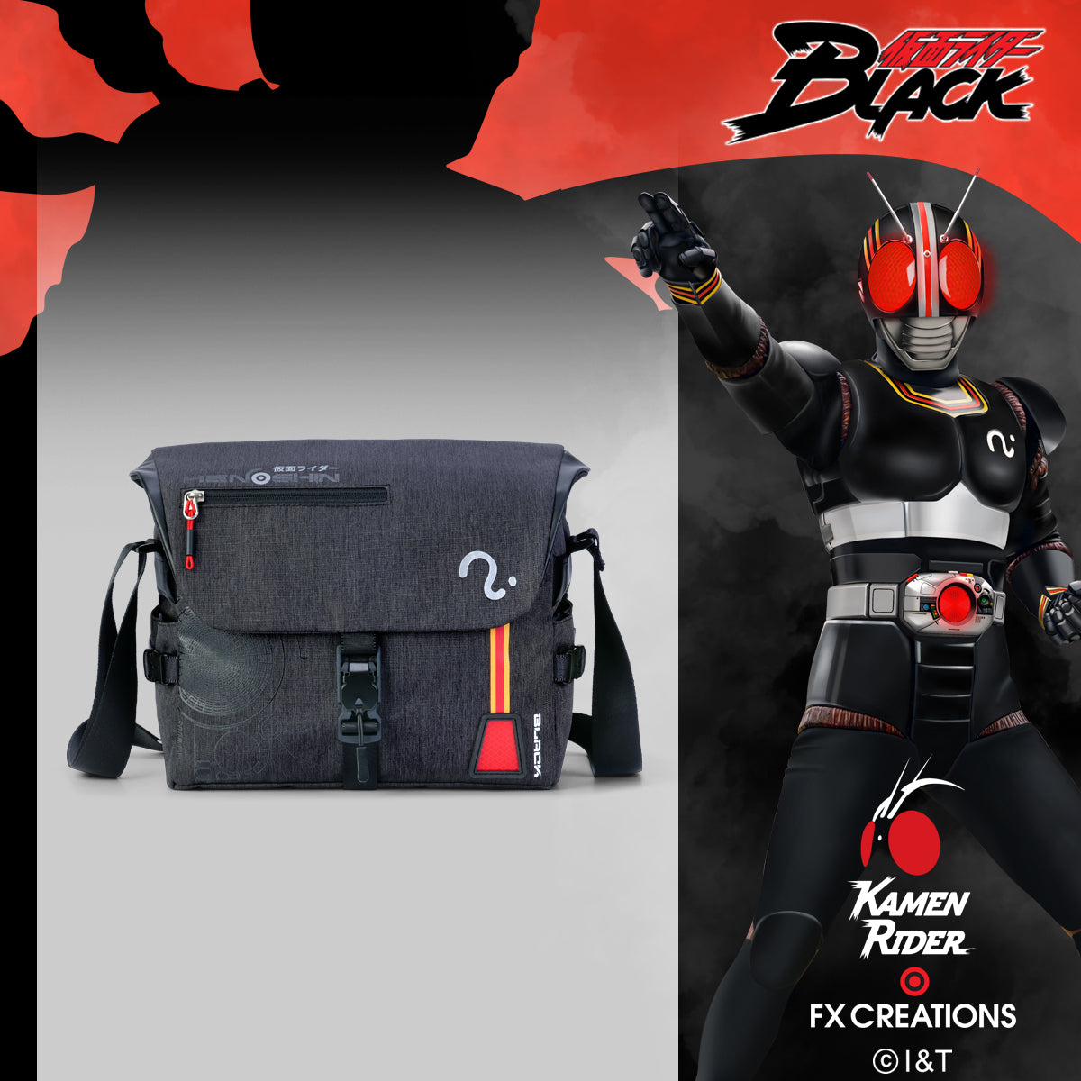 Kamen Rider Black RX Messenger Bag
