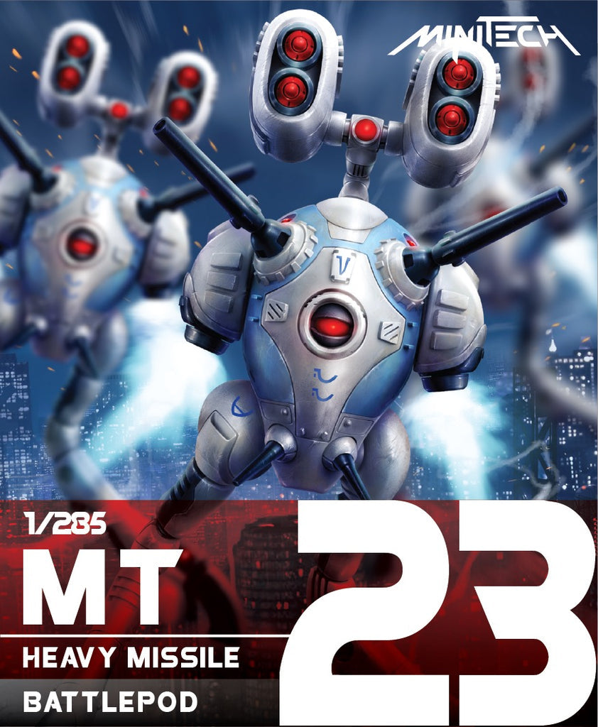 Robotech/Macross Minitech MT23 Heavy Missile Battlepod (Set of 3)