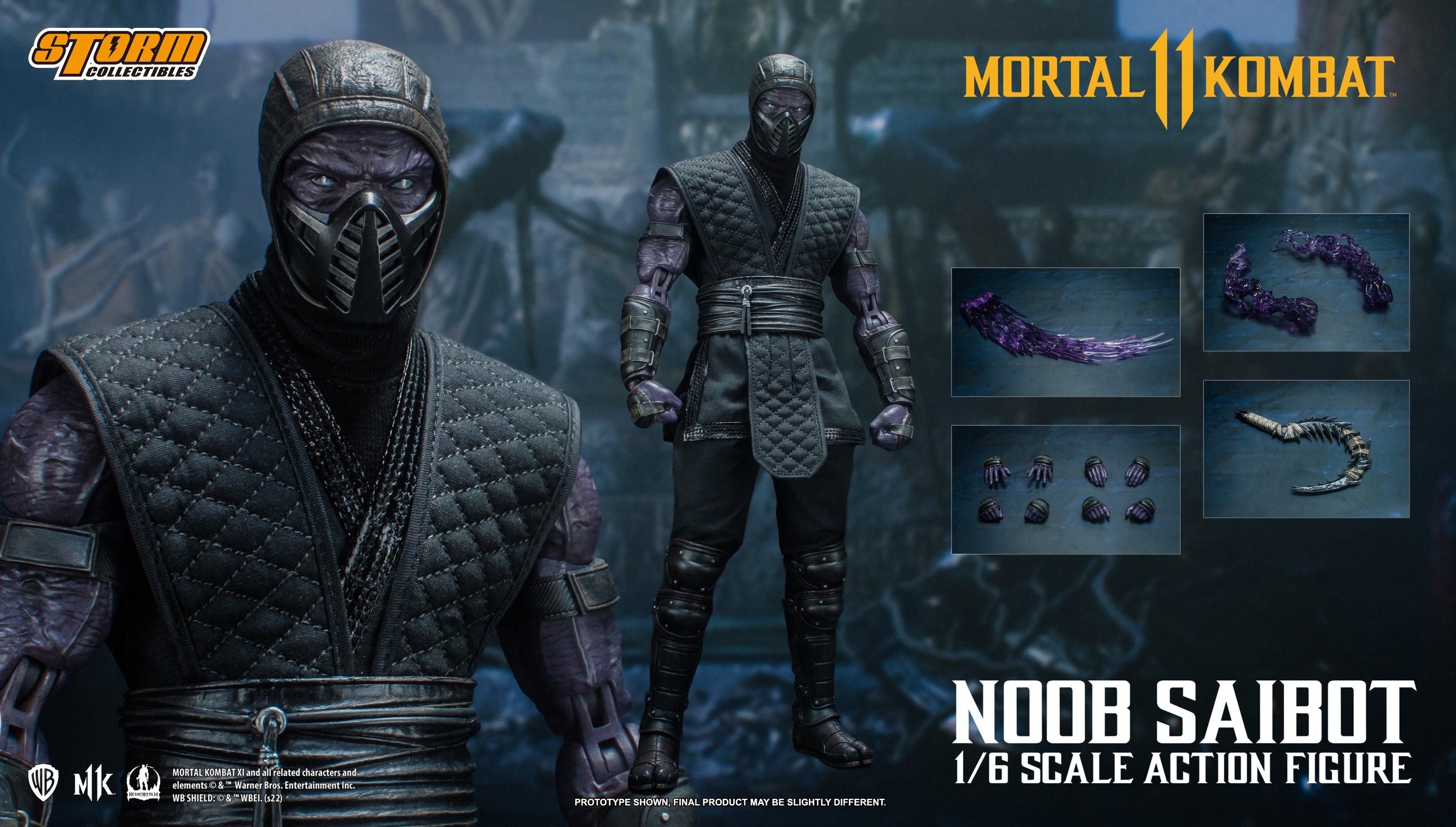 Noob Saibot - Storm Collectibles 1/6 Scale Mortal Kombat Action Figure